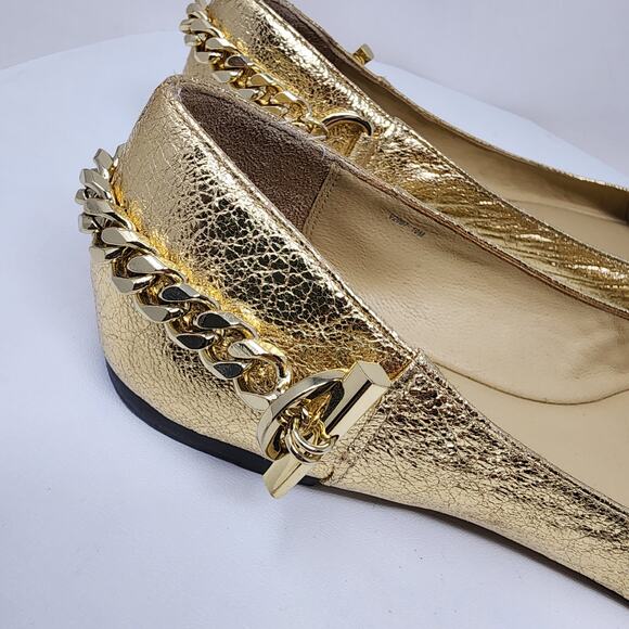 Rachel Zoe | Shoes | Rachel Zoe Laura Ballet Flats Women M Metallic ...